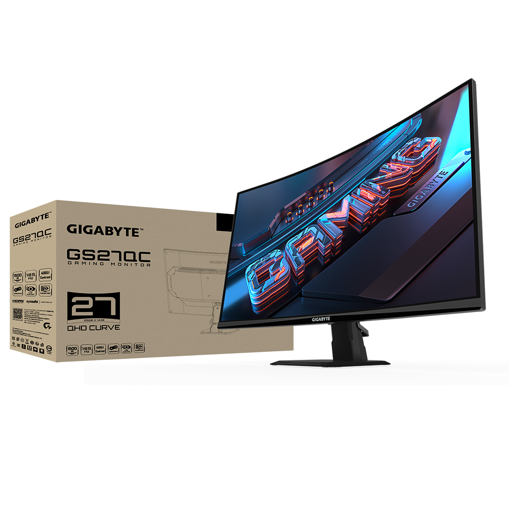 Monitor 27 170hz 2k Qhd Curvo Gs27qc Gigabyte | HYPERGAMING
