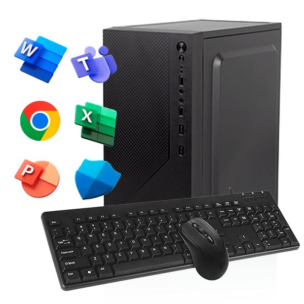 Pc Oficina Intel Pentium G6405 8G SSD 240Gb | Megasoft Argentina