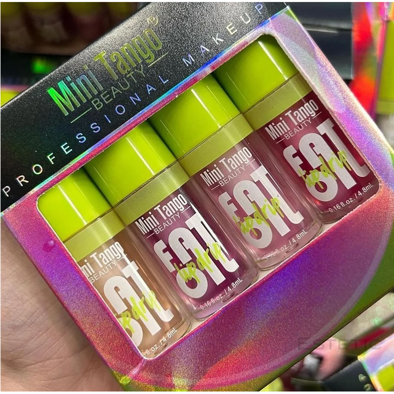 Pack x4 Lip Gloss Drip Fat Oil Viral Mini Tango | Estetic Make Up ...