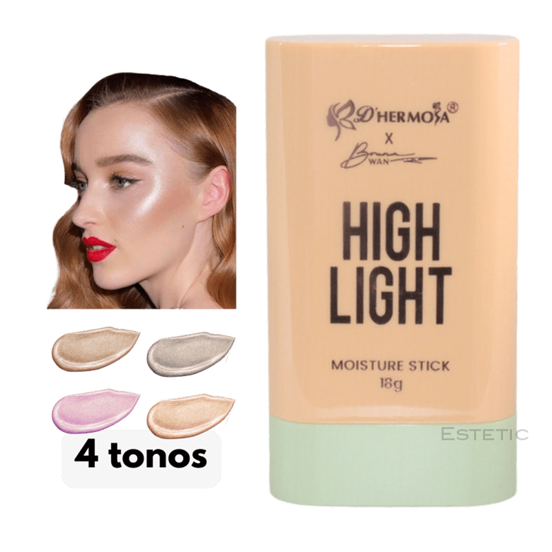 Iluminador Barra Stick Bruna Wan Viral DHermosa Pro | Estetic Make Up ...