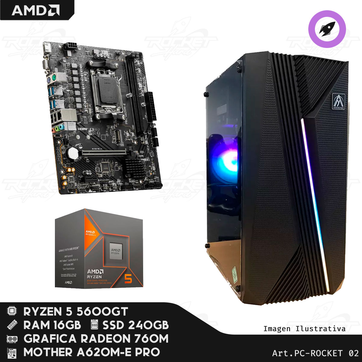 PC AMD | Categoría de productos | Rocket Hard